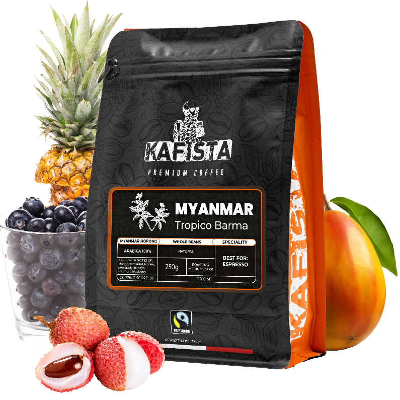 Myanmar Tropico Barma | Výběrová káva z Myanmaru od farmářů Bant Sawk – Kafista.cz - Množství ...